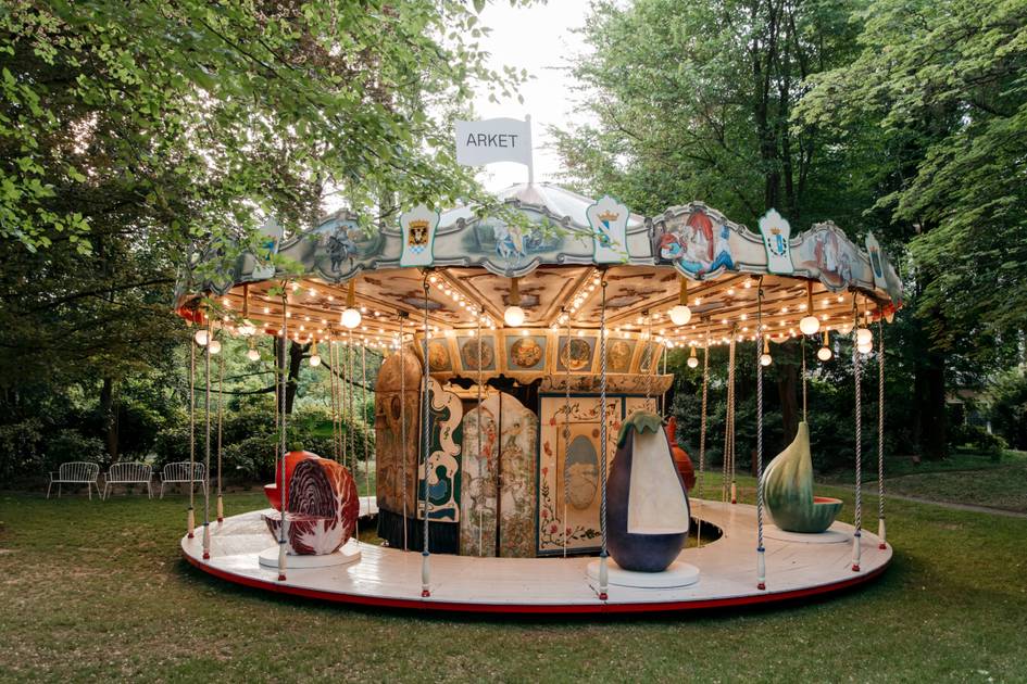 Arket and Laila Gohar present reimagined carousel during Milan Design Week