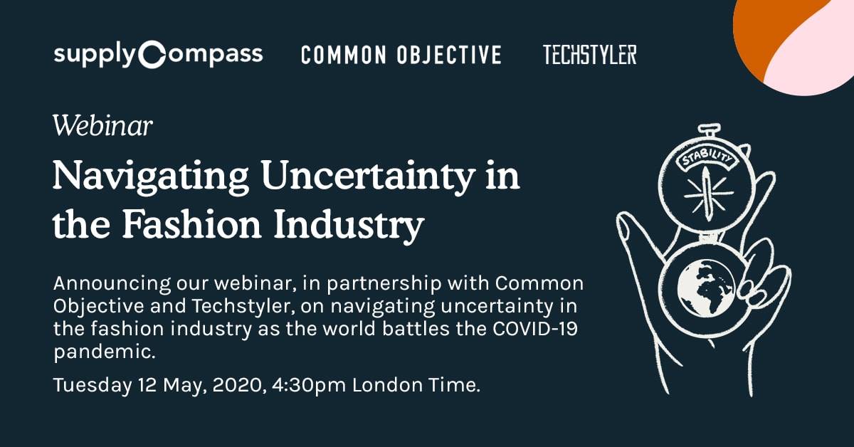 SupplyCompass announces webinar with CO (12 May) on navigating fashion ...