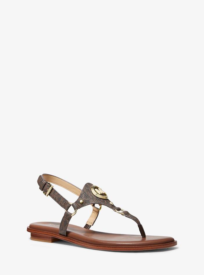 MK Casey Signature Logo Sandal | Michael Kors
