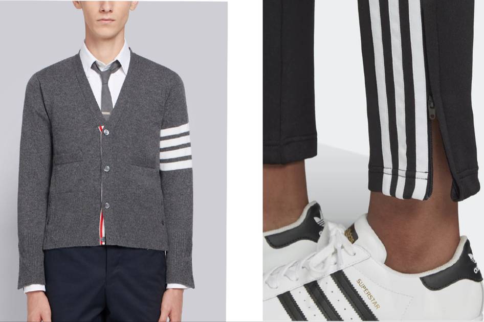 Adidas en Thom Browne hervatten strijd om drie strepen