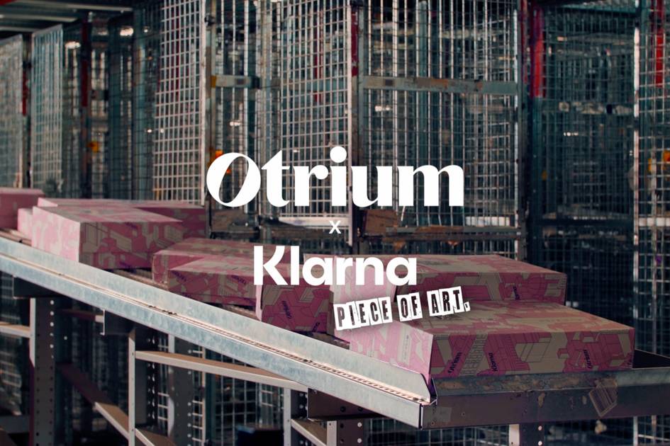 Otrium en Klarna vieren samenwerking met 500 meter lang kunstwerk