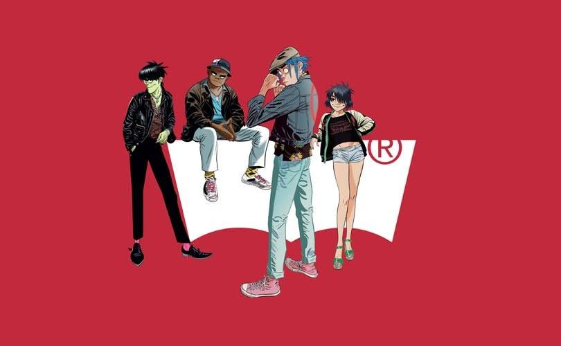 Levi's print bar gorillaz store