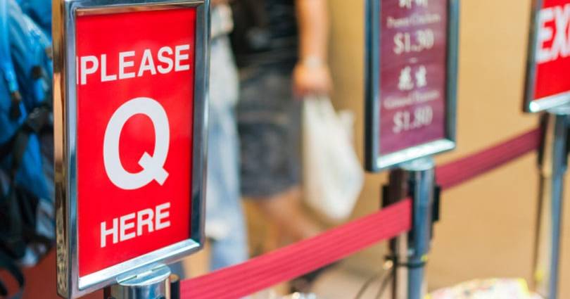 UK shoppers spend over a year waiting in store queues