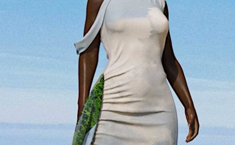 La créatrice congolaise Hanifa présente un défilé sans podium ni mannequin