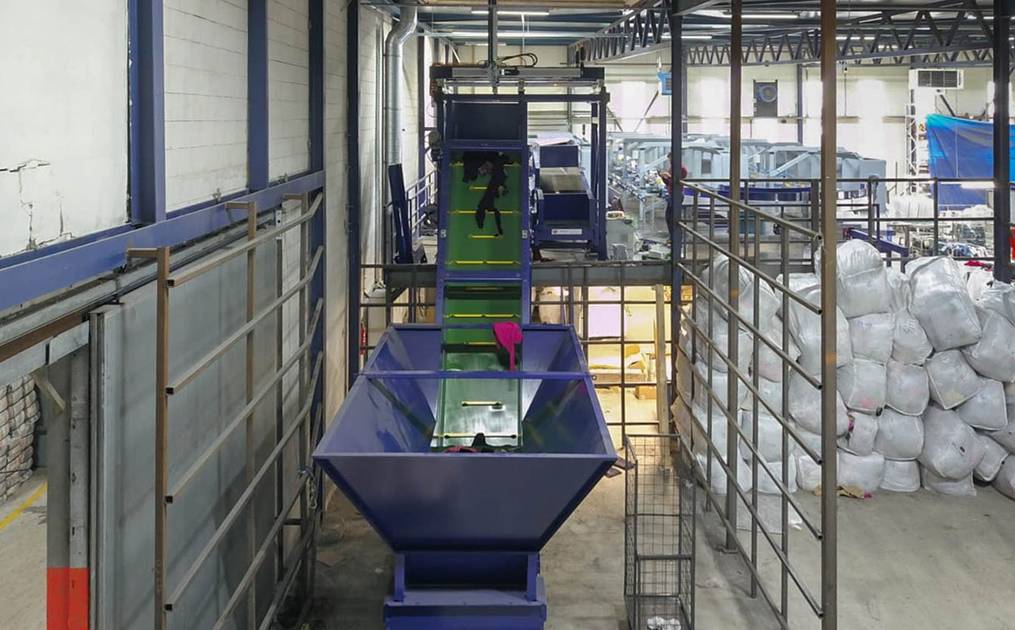 Introducing Fibersort, a post-consumer textile sorting machine looking ...