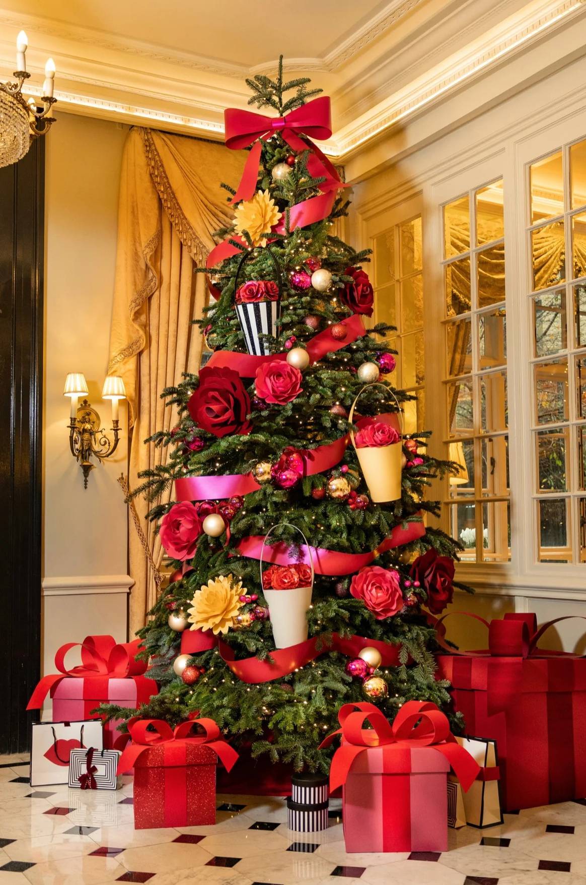 5 stylish designer Christmas trees in London