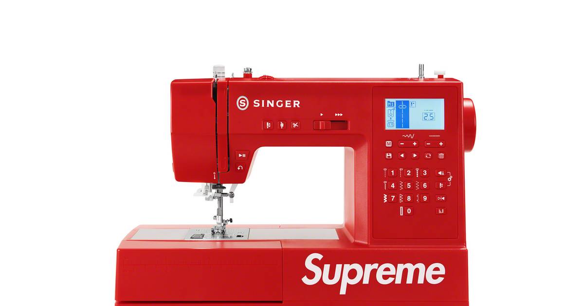 Supreme teams up with Singer to launch “coolest” sewing machine