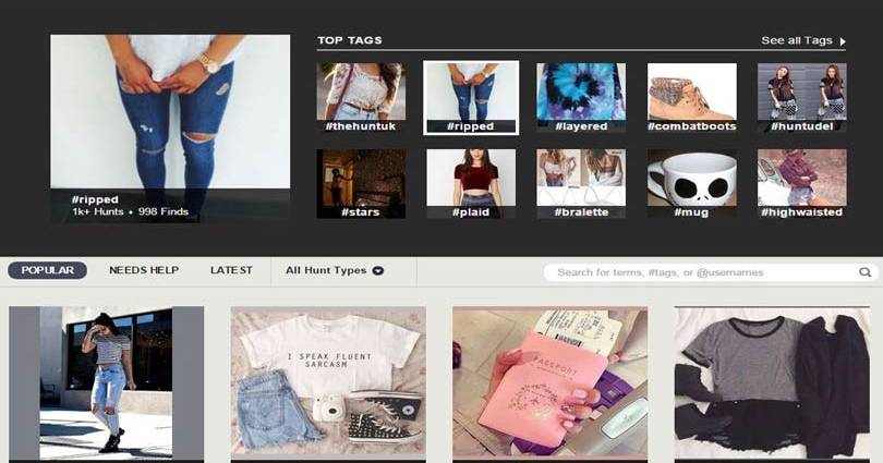 Fashion app The Hunt launches in the UK