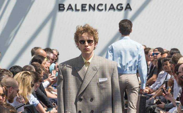 Unfitted garments ruled the runways at Valentino, Balenciaga, and Lemaire