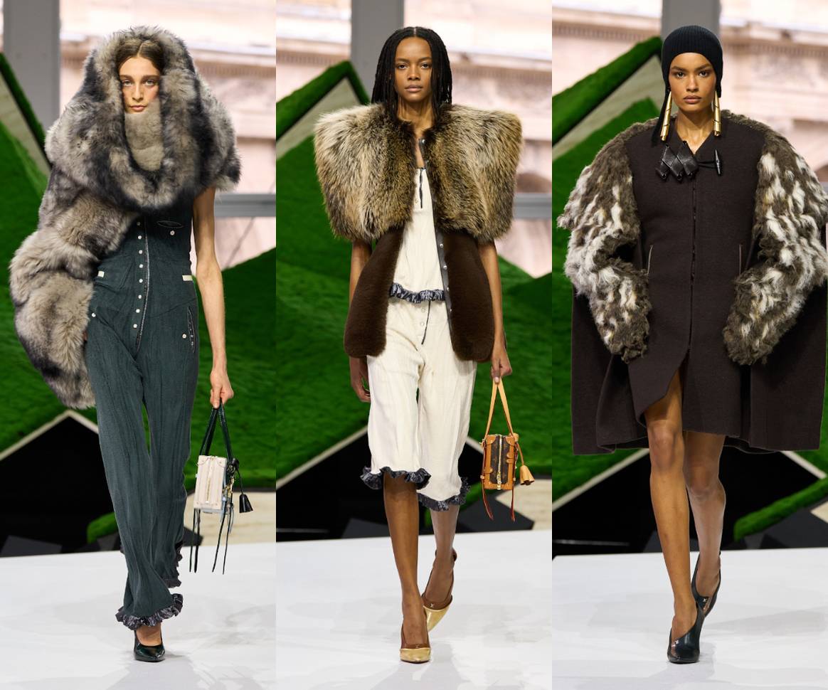 Louis Vuitton takes Paris fashion week on mountain ride