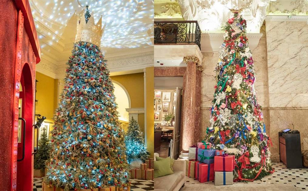 A look at the most fashionable Christmas trees in London