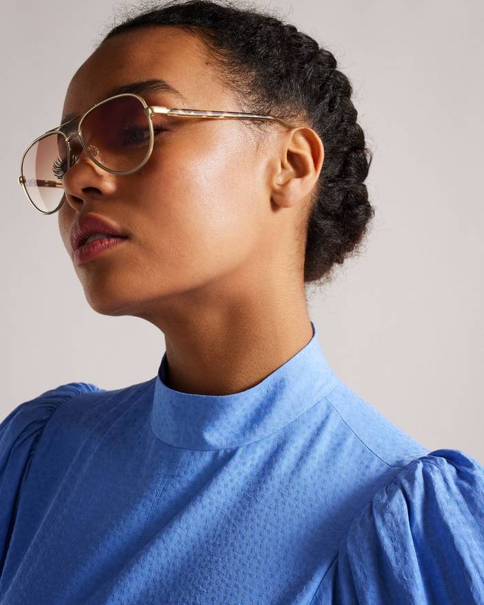 Aviator Frame Sunglasses | Ted Baker