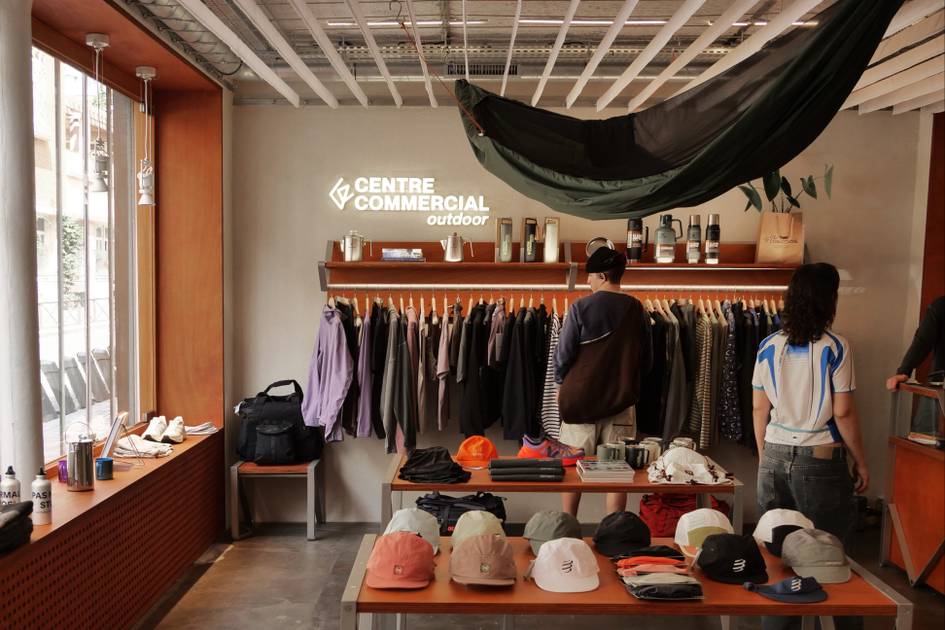 Les premières images du concept store Centre Commercial outdoor