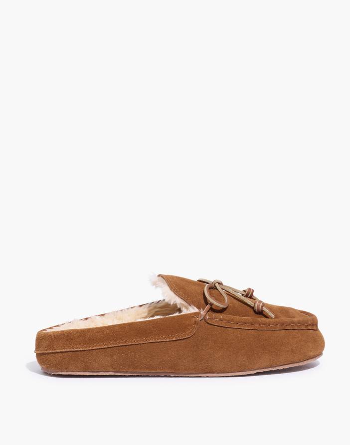 Men's Suede Scuff Moccasin Slippers | Madewell
