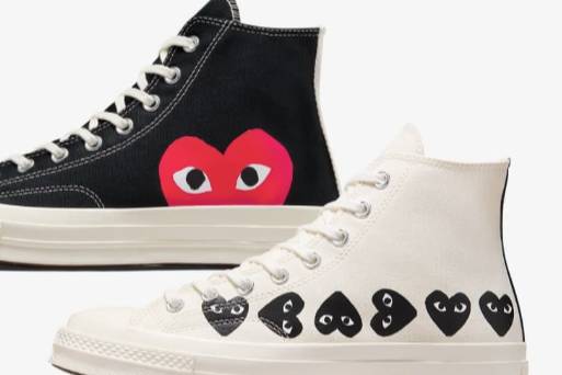 Converse comemora collab com a Play Comme des Garçons