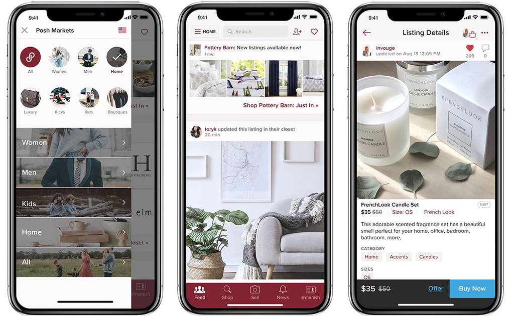 Poshmark expands into home decor resale