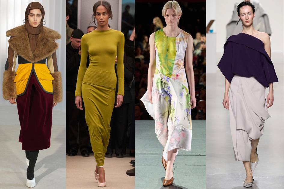 PFW FW26 color trends: Saturated shades of wine, purple, cobalt blue ...