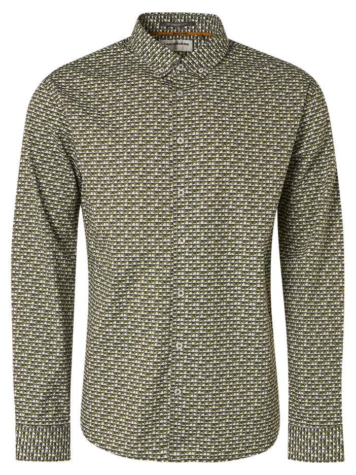 Shirt Long Sleeve All Over Printed Stretch | No Excess