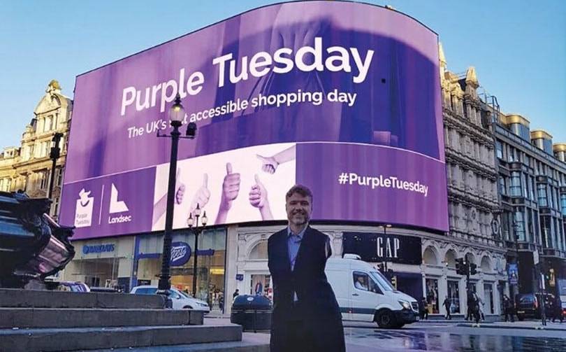 Retailers ‘go purple’ in support of disabled customers