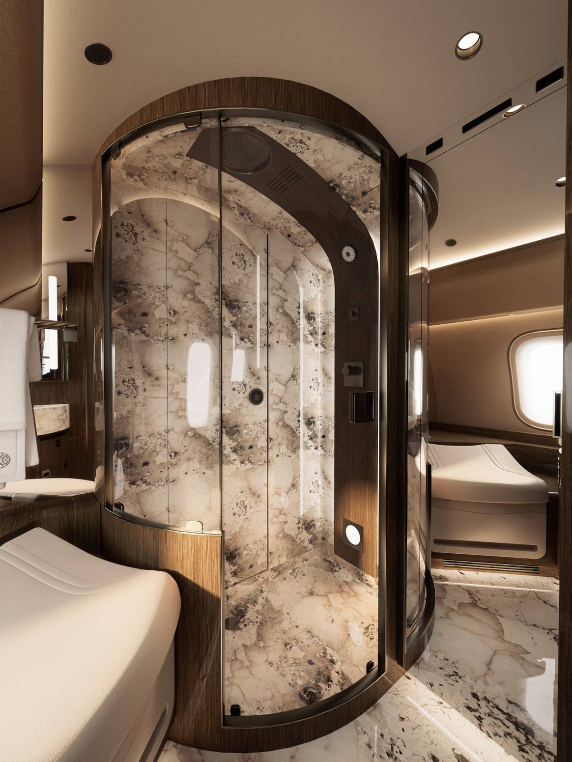 Elie Saab brings “couture aviation” to Bombardier