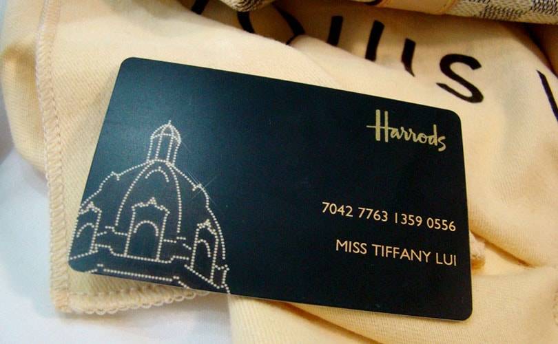 Harrods employee steals 280,000 pounds of loyalty card points