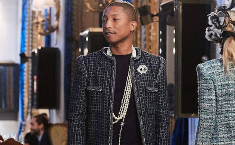 Pharrell becomes first man in Chanel handbag ads