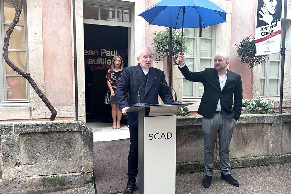 Mode et cinéma : Jean Paul Gaultier expose au campus américain SCAD Lacoste