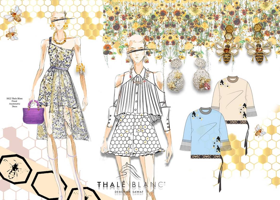 Thalé Blanc combines cultures, textures, and jewel tones for the new ...