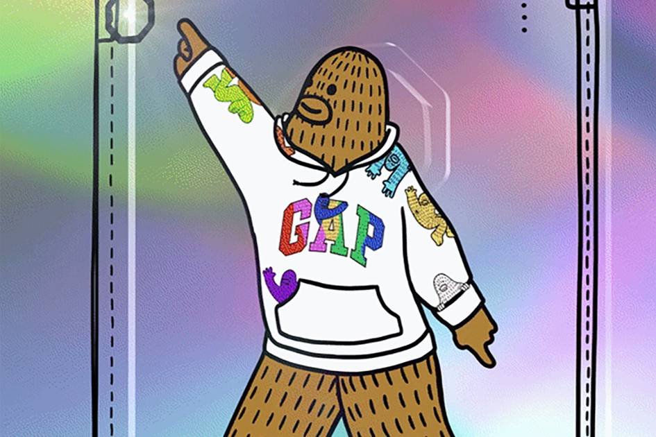 Gap lanza su primera colección de NFTs, diseñada por el artista Brandon ...