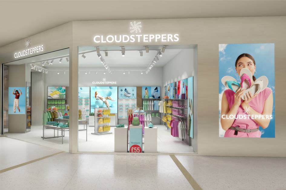 Clarks launches first-ever Cloudsteppers™ concept stores