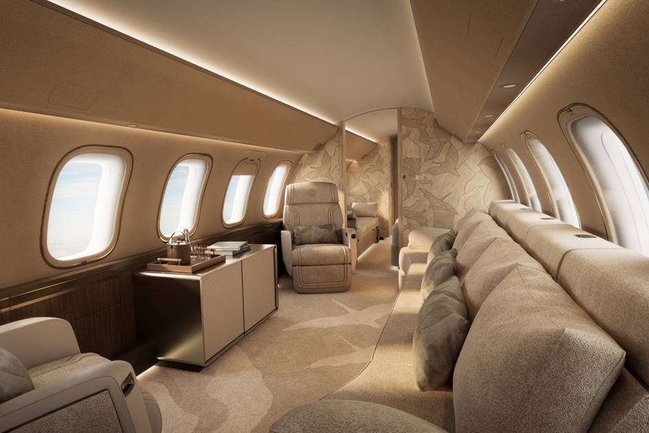 Elie Saab brings “couture aviation” to Bombardier