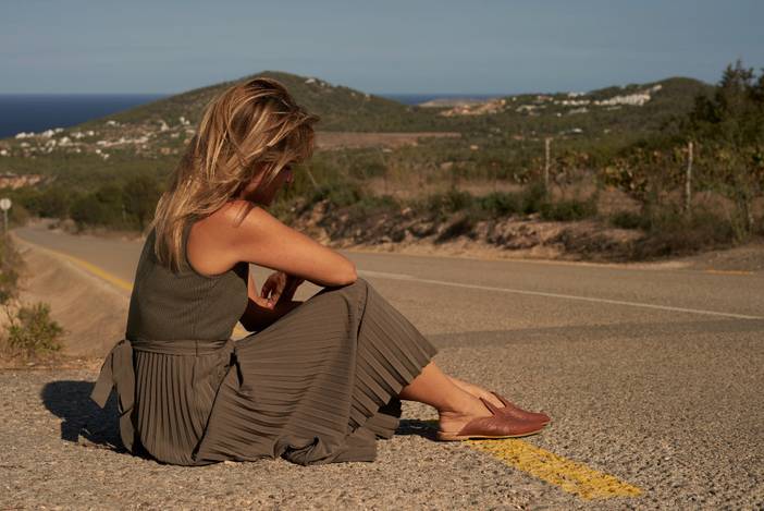 Es Vedra mule in cognac | A Perfect Jane