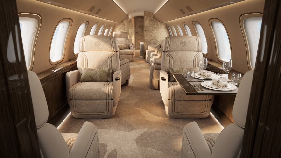 Elie Saab brings “couture aviation” to Bombardier