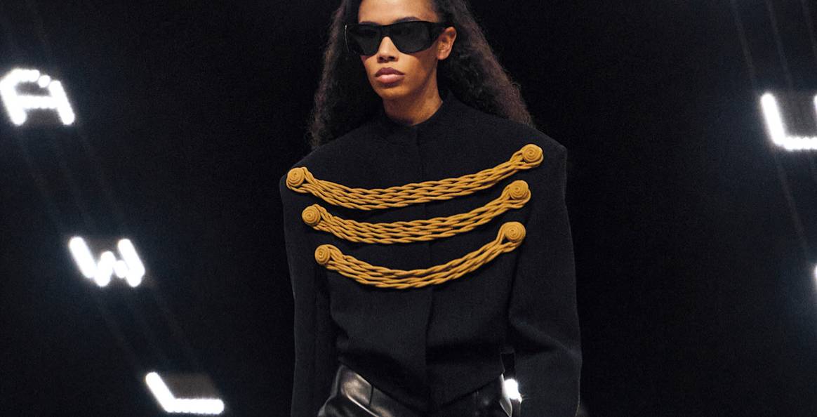 FW26 Trend: Military parade jackets, Khaite, Etro, Balmain and more