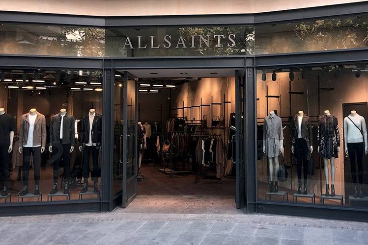 Allsaints clothing store