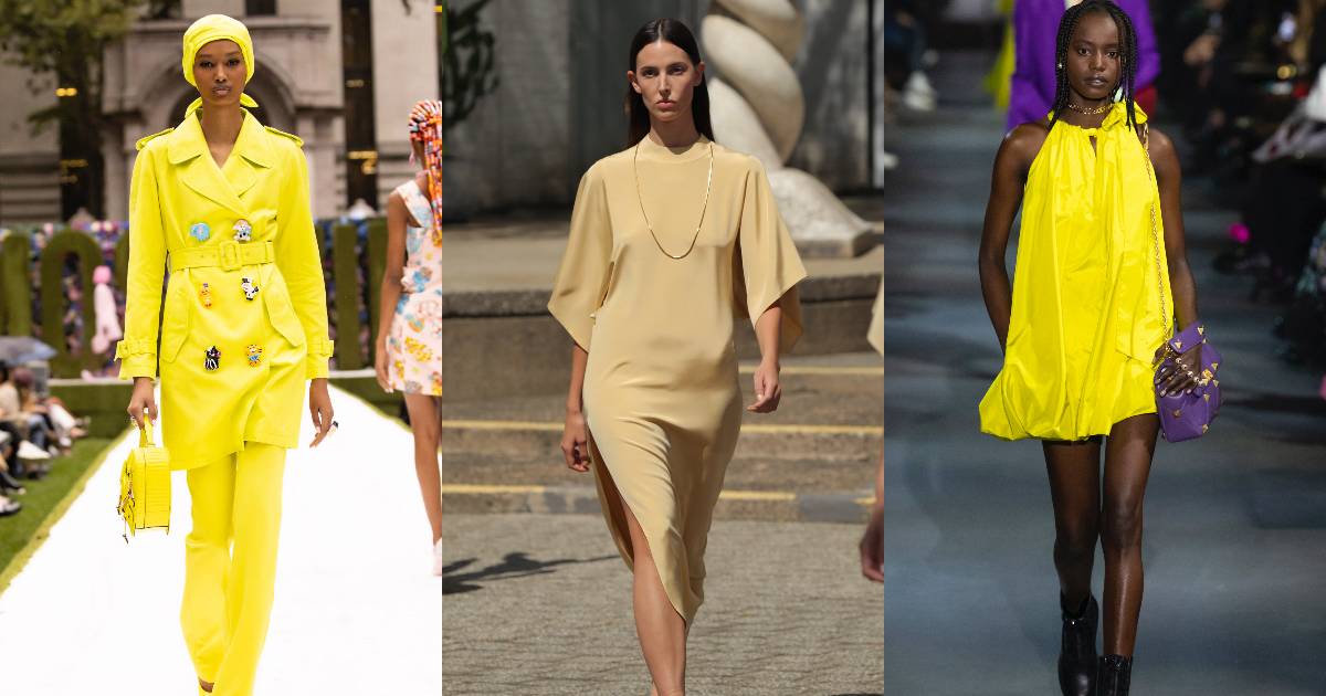 SS22 trends: the power of yellow