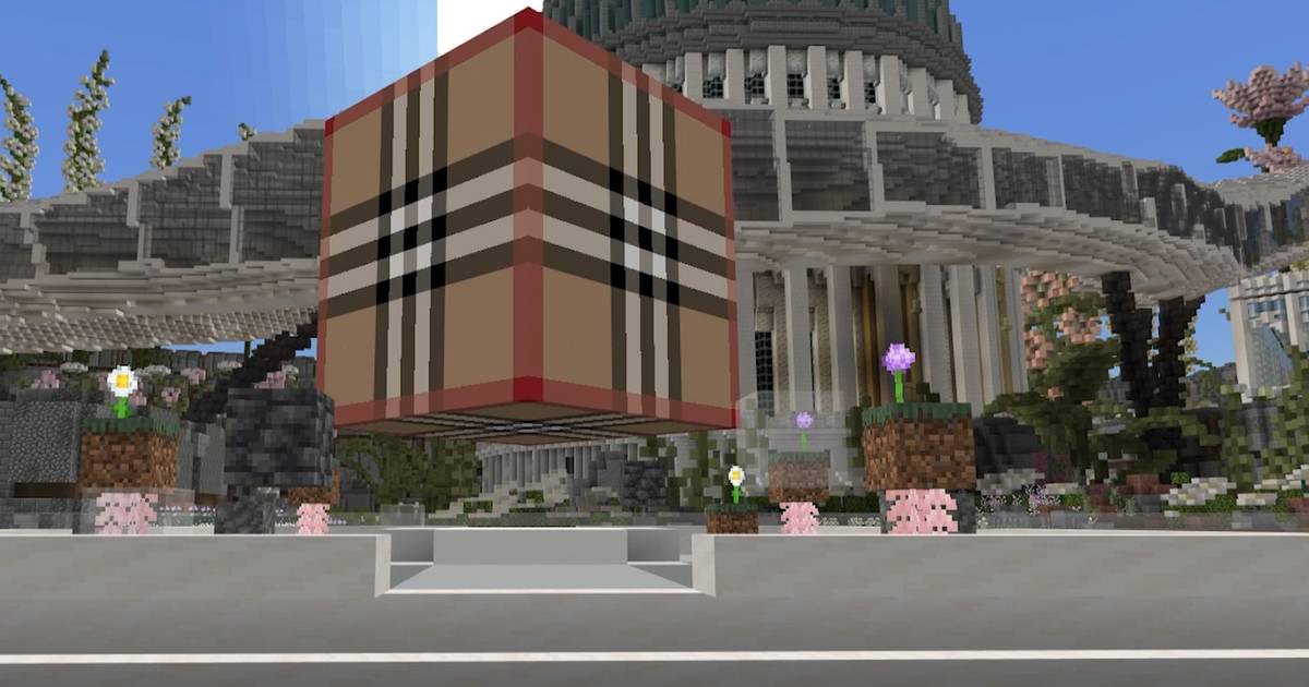 Burberry unveils collaboration with Minecraft
